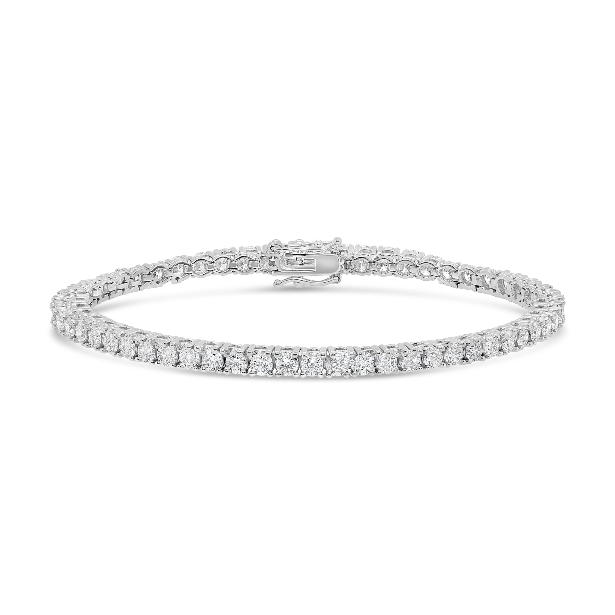 White Gold Lab Grown Diamond Tennis Bracelet – Fairfax & Roberts